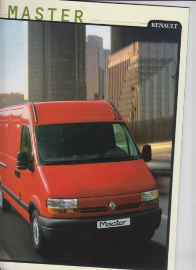Renault Master Prospekt brochure 2000 - Histoquariat