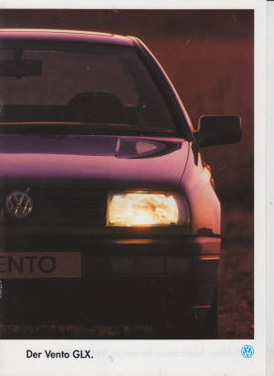 VW Vento GLX Prospekt 1993 - Histoquariat