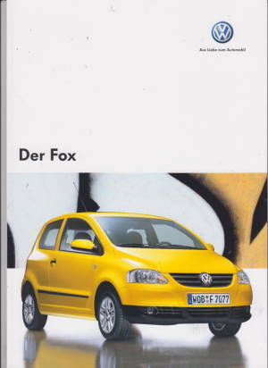 VW Fox Prospekt 2007 - Histoquariat