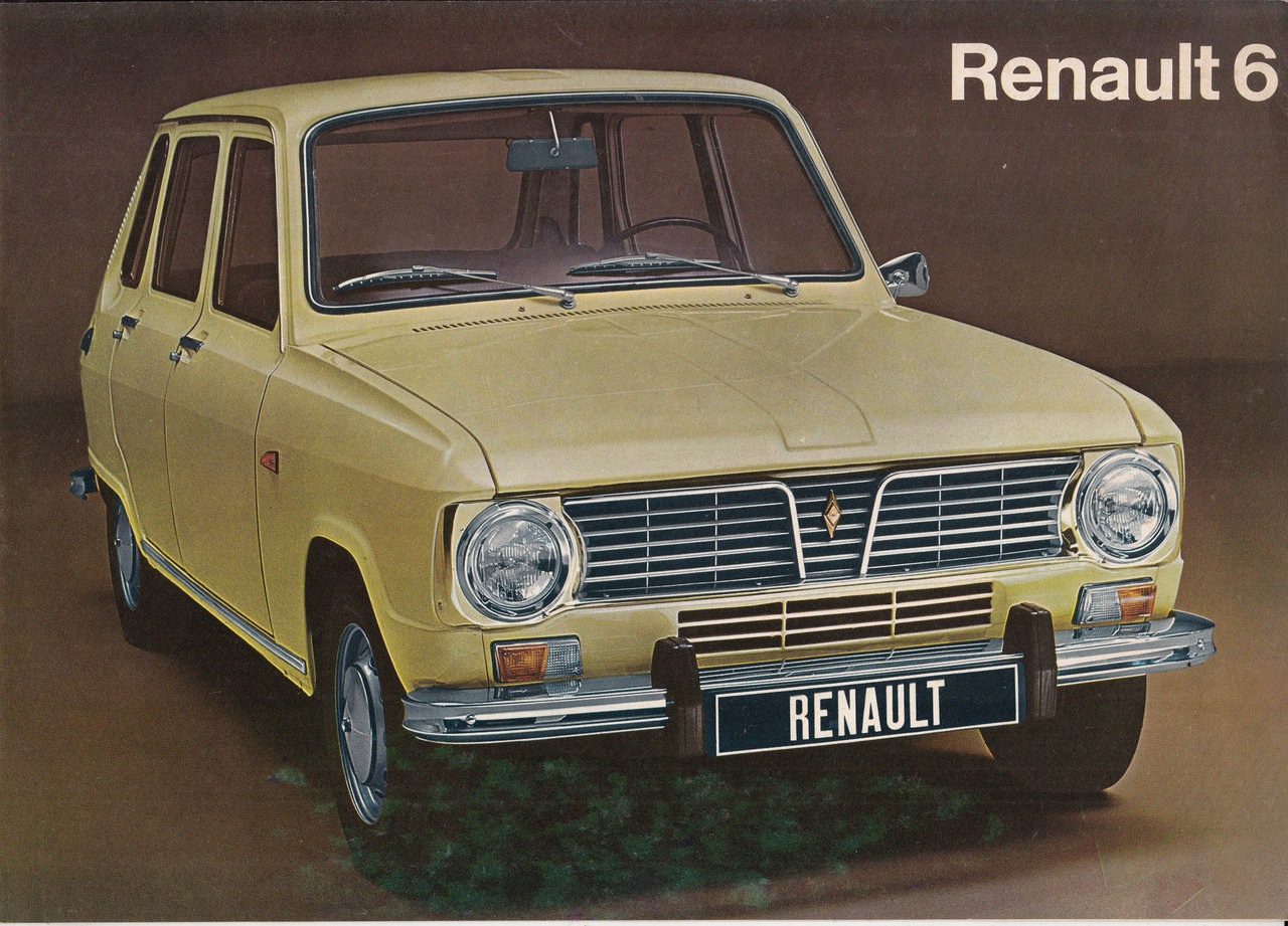 alter original Prospekt zum Renault 6 - Histoquariat