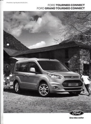 Preisliste Ford Tourneo Connect